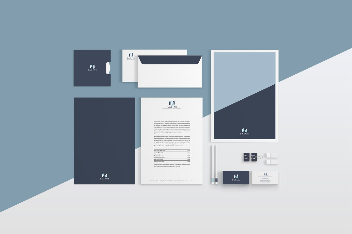 Logo Design for the company Fakini :: Zale Design Studio