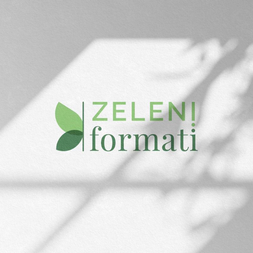 Logo Design for Zeleni Formati :: Zale Design Studio