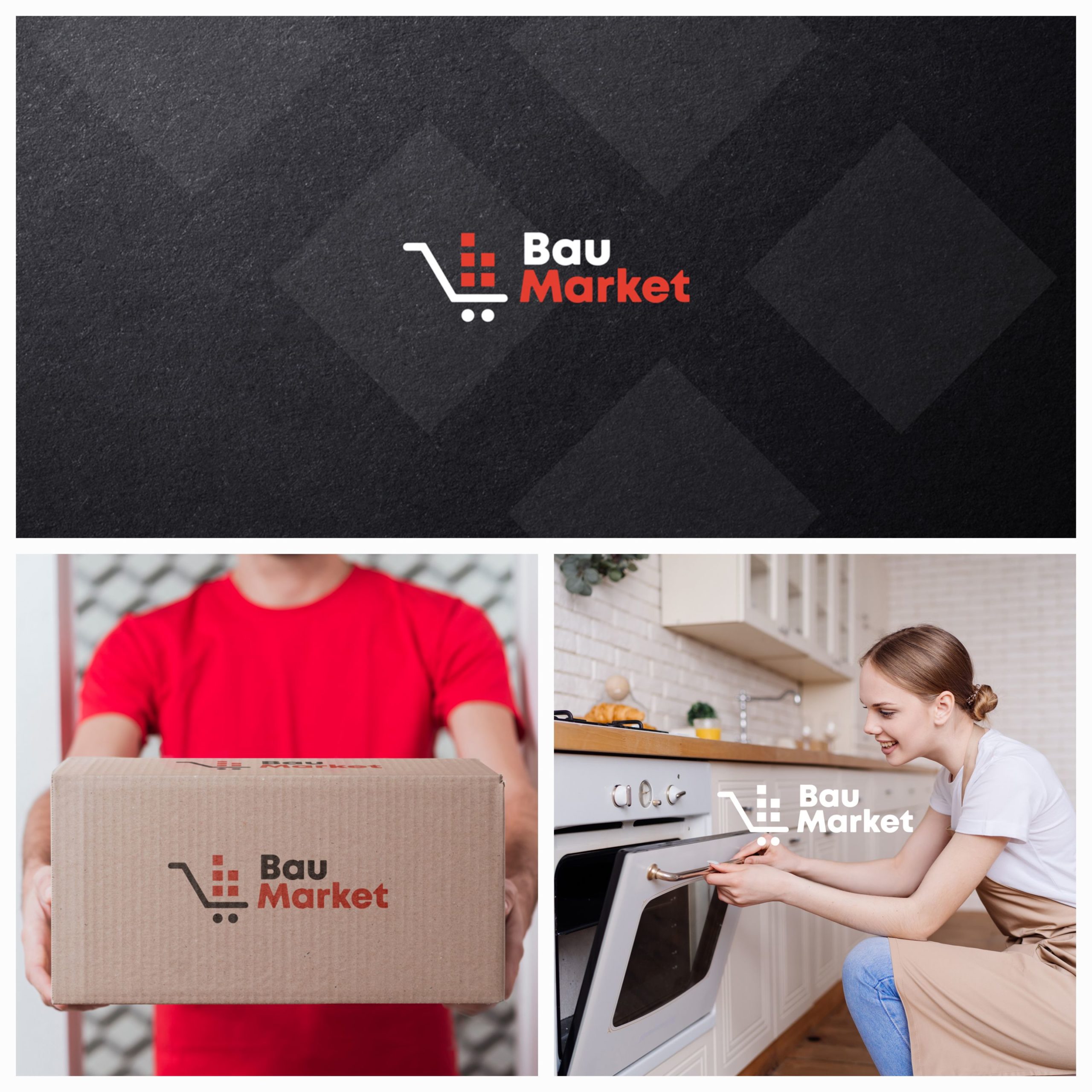 BauMarket :: Logo Design - Zale Design Studio